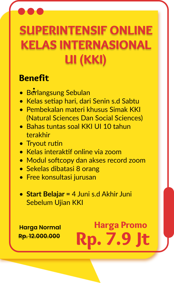 BIMBEL MASUK UI | BIMBEL PERSIAPAN MASUK UI | PMUI – JAMINAN LULUS MASUK UI